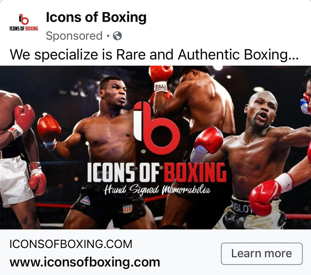 Icons of Boxing hand signed Boxing memorabilia – iconsofboxing.com