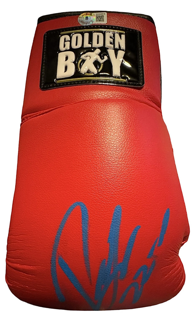Ryan Garcia Signed Autographed Golden Box Boxing Glove Rare Beckett ...
