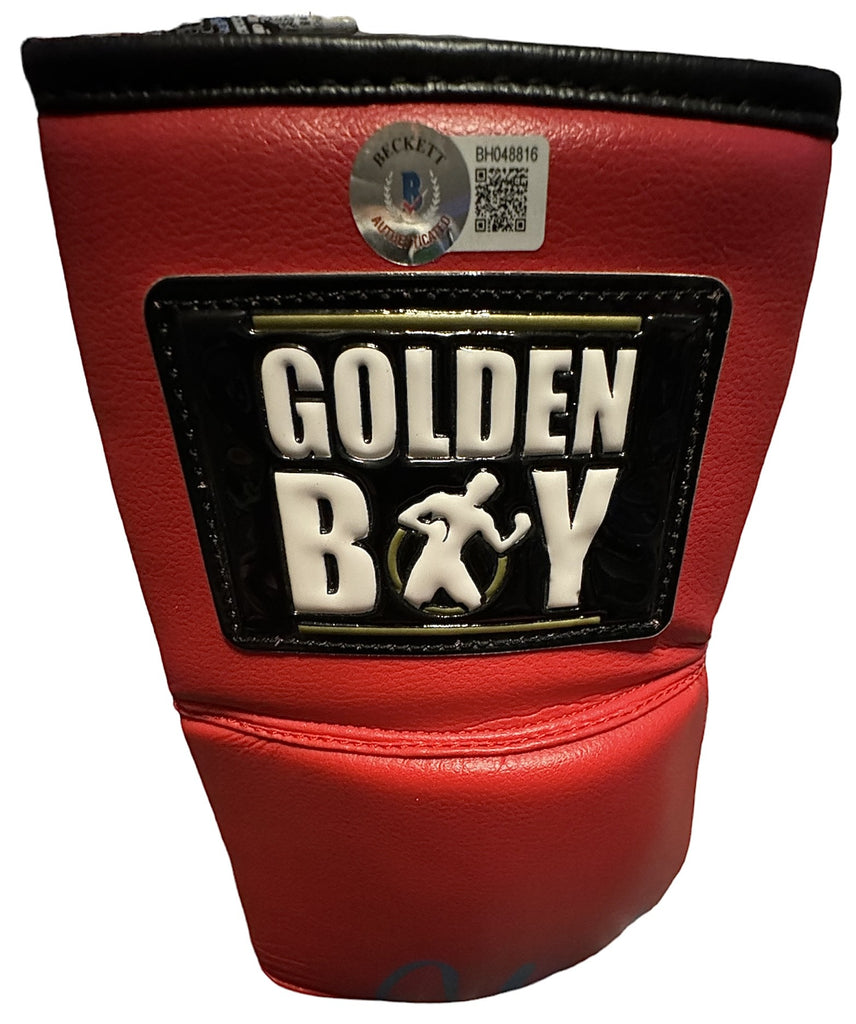 Ryan Garcia Signed Autographed Golden Box Boxing Glove Rare Beckett ...