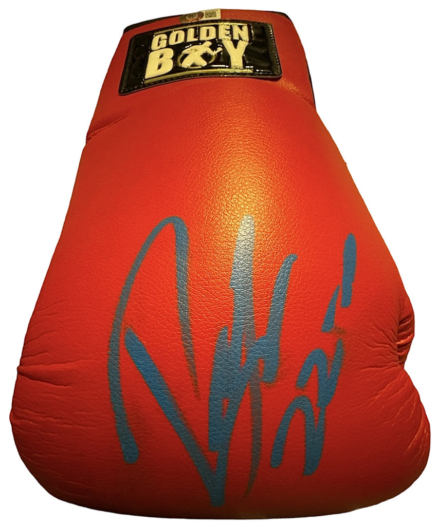 Ryan Garcia Signed Autographed Golden Box Boxing Glove Rare Beckett ...