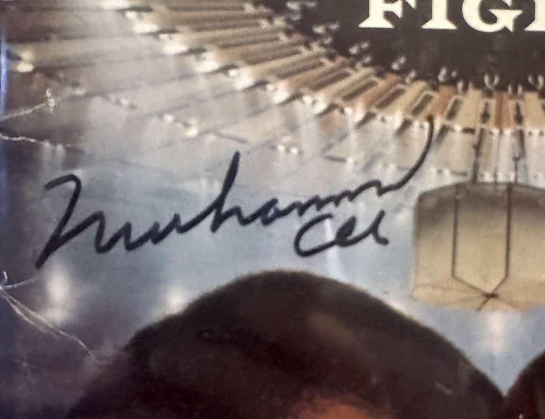 Muhammad Ali and Joe Frazier Dual Autographed Signed Rare Vintage Boxi ...