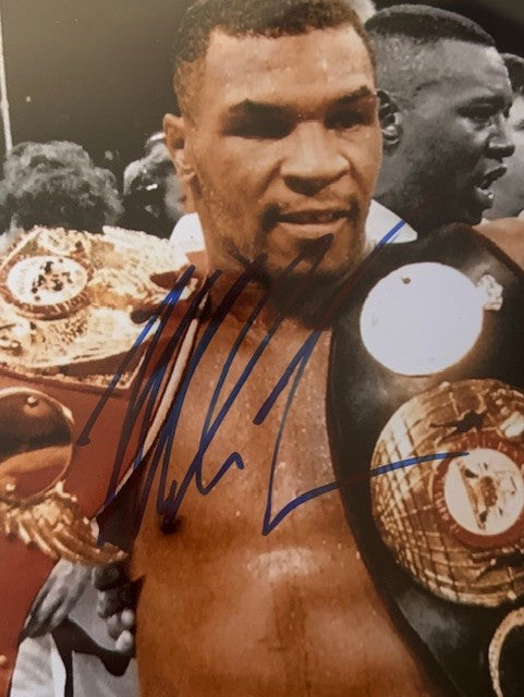 Mike Tyson authentic signed autographed Championship 16x20 size Boxing ...