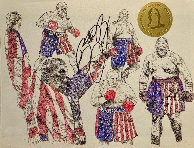 Butterbean Eric Esch Signed Autograph SUPER RARE Boxing Photo Butterbe ...