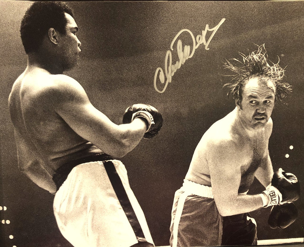 Chuck Wepner vs Muhammad Ali Autographed signed 8x10 boxing photo ...