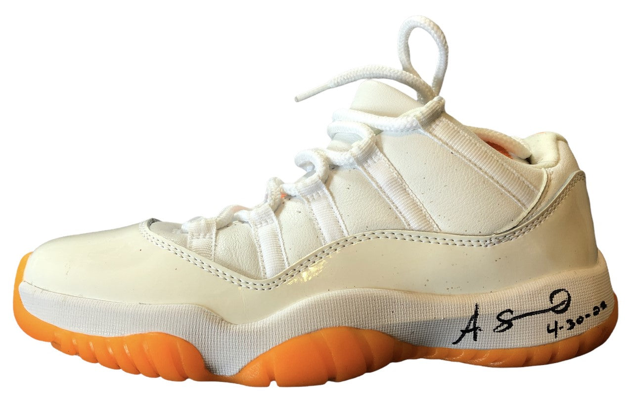 Amanda Serrano Signed autographed fight vs Taylor worn Sneakers left o ...