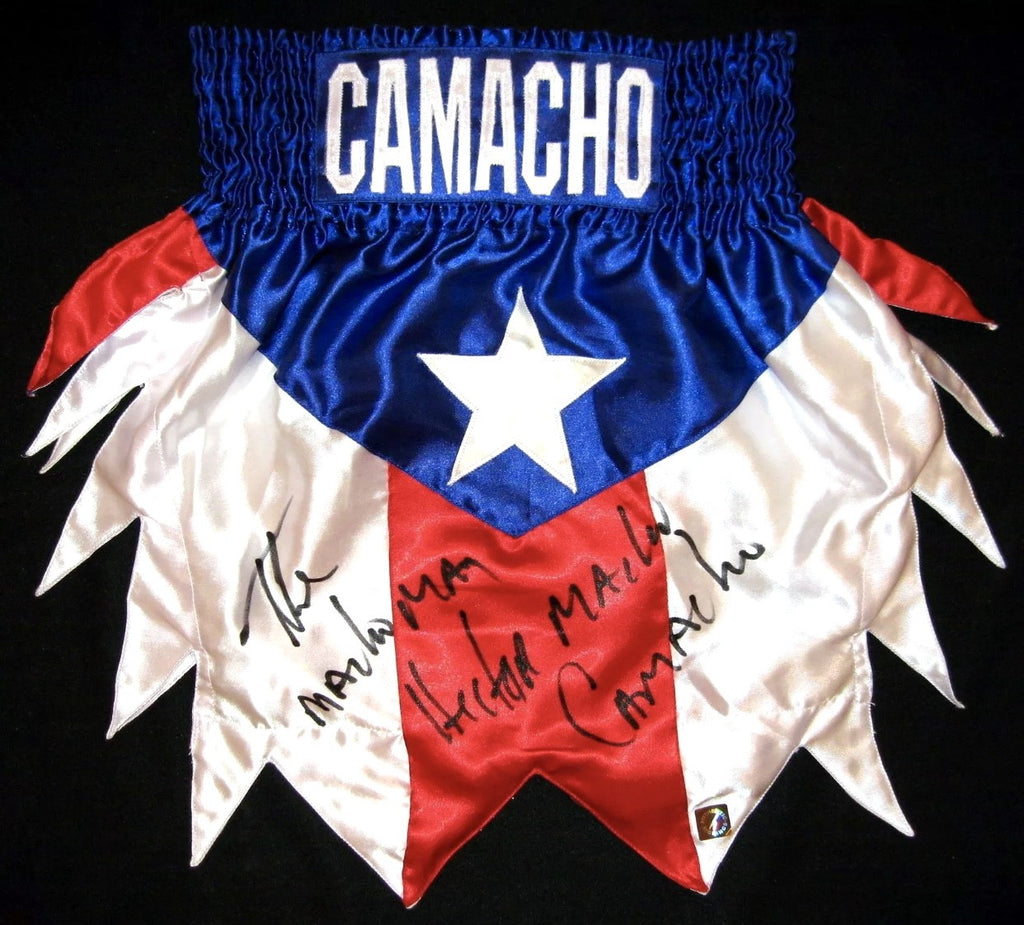 Hector "Macho Man" Camacho Signed Autographed Custom Trunks ASI ...