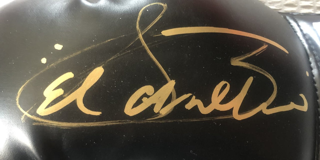 Canelo Alvarez Autographed Signed Gold Everlast Black Boxing Glove ...