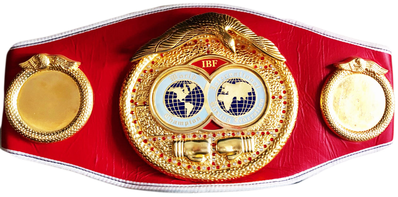Floyd Mayweather Jr. Signed Full Size IBF Heavyweight Championship Bel ...