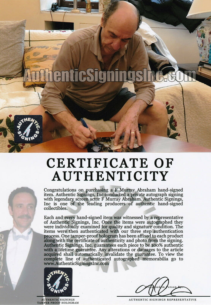 F Murray Abraham "Omar" Autographed Scarface Al Pacino 8x10 Photo ASI ...
