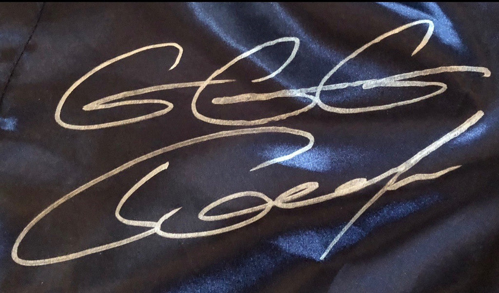 Autographed Gennady Golovkin Triple GGG Custom print Boxing Trunks ...