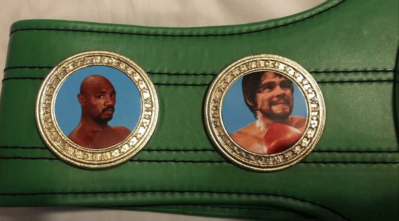 Roberto Duran Hands of Stone Autographed WBC Custom Championship Full ...