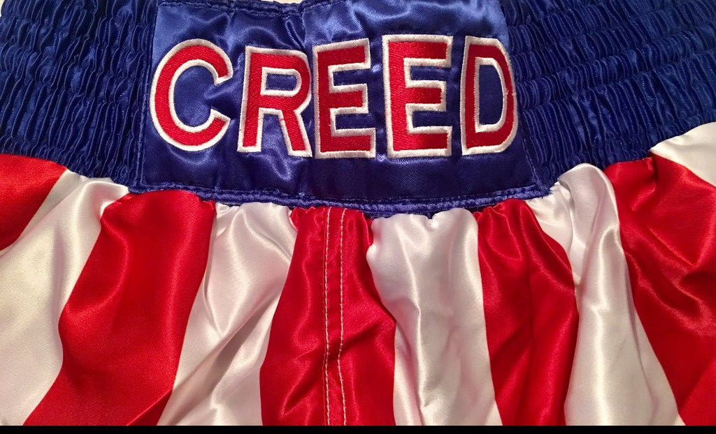 Carl Weathers Signed Custom Boxing Trunks Inscribed "Apollo Creed ...