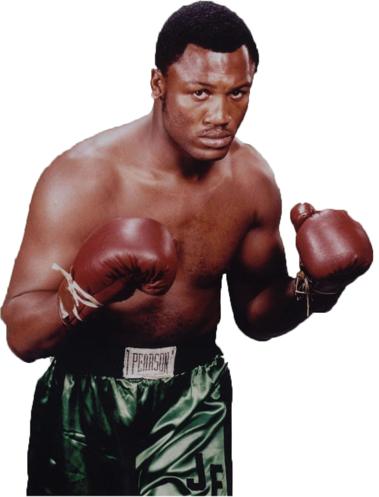 Smokin Joe Frazier Autographed red everlast boxing glove with Rare ins ...