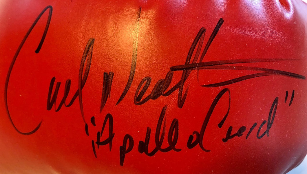 Carl Weathers Autographed Everlast Boxing Glove Inscribed "Apollo Cree ...