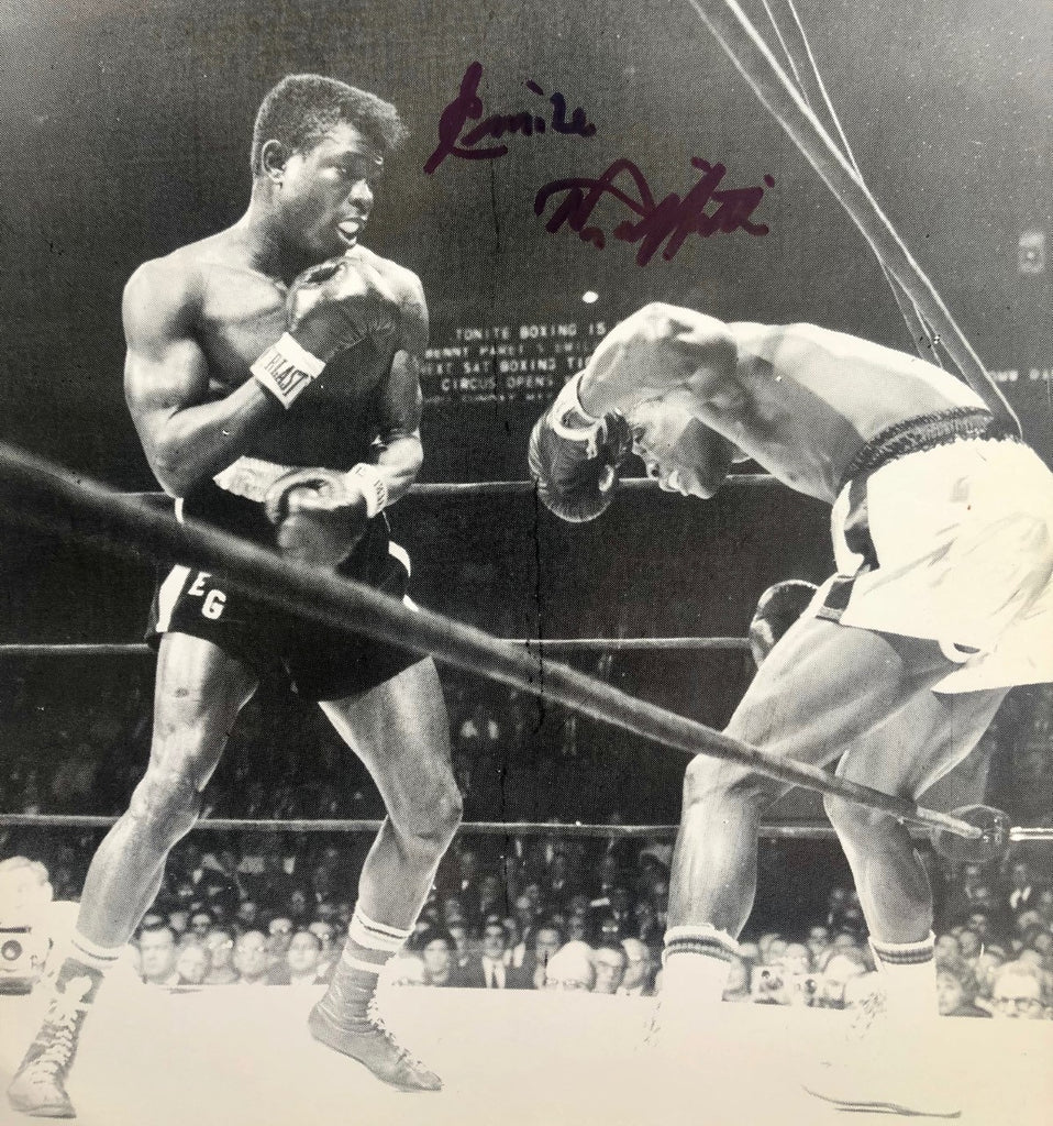 Emile Griffith Autographed 8x10 Black & White Photo World Champion Box ...