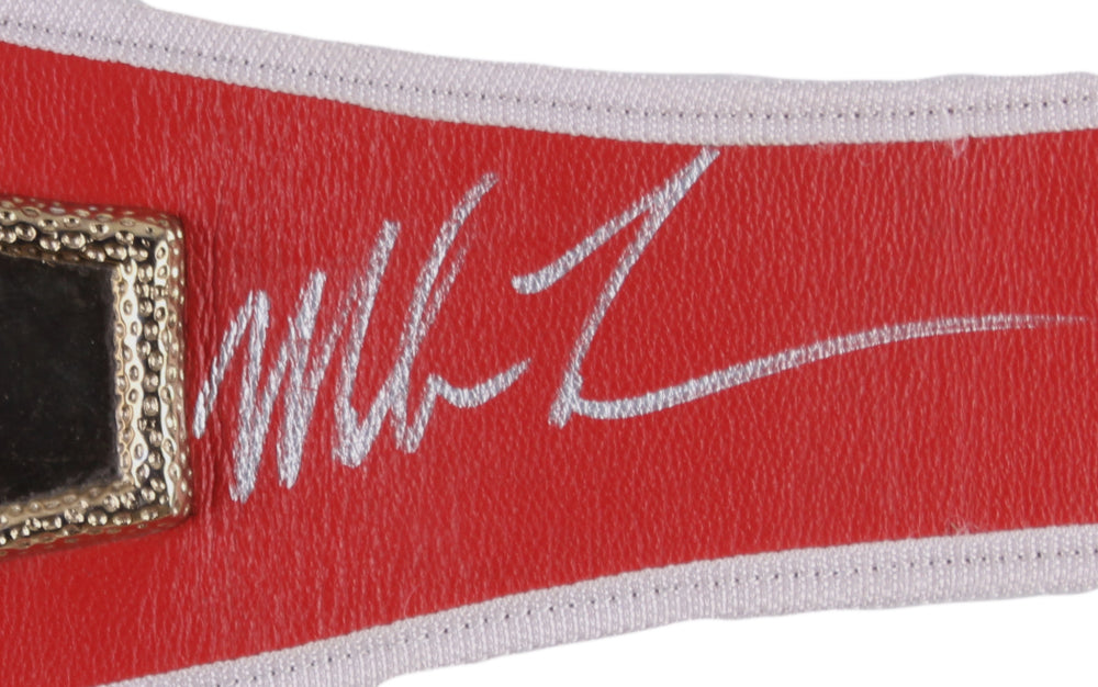 Mike Tyson Signed IBF Heavyweight Championship Belt Inscribed "Baddest ...