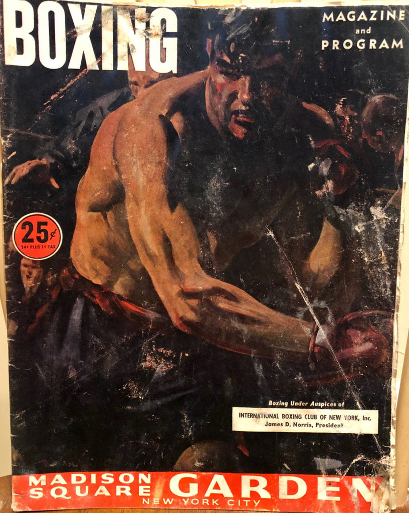 Madison Square Garden Vintage boxing magazine and program ...