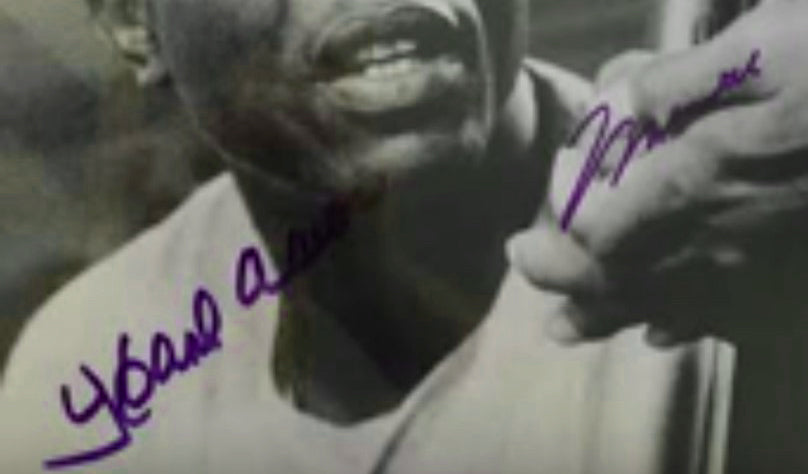 Muhammad Ali and Hank Arron Dual signed Autographed 16 x 20 Photo, Ste ...