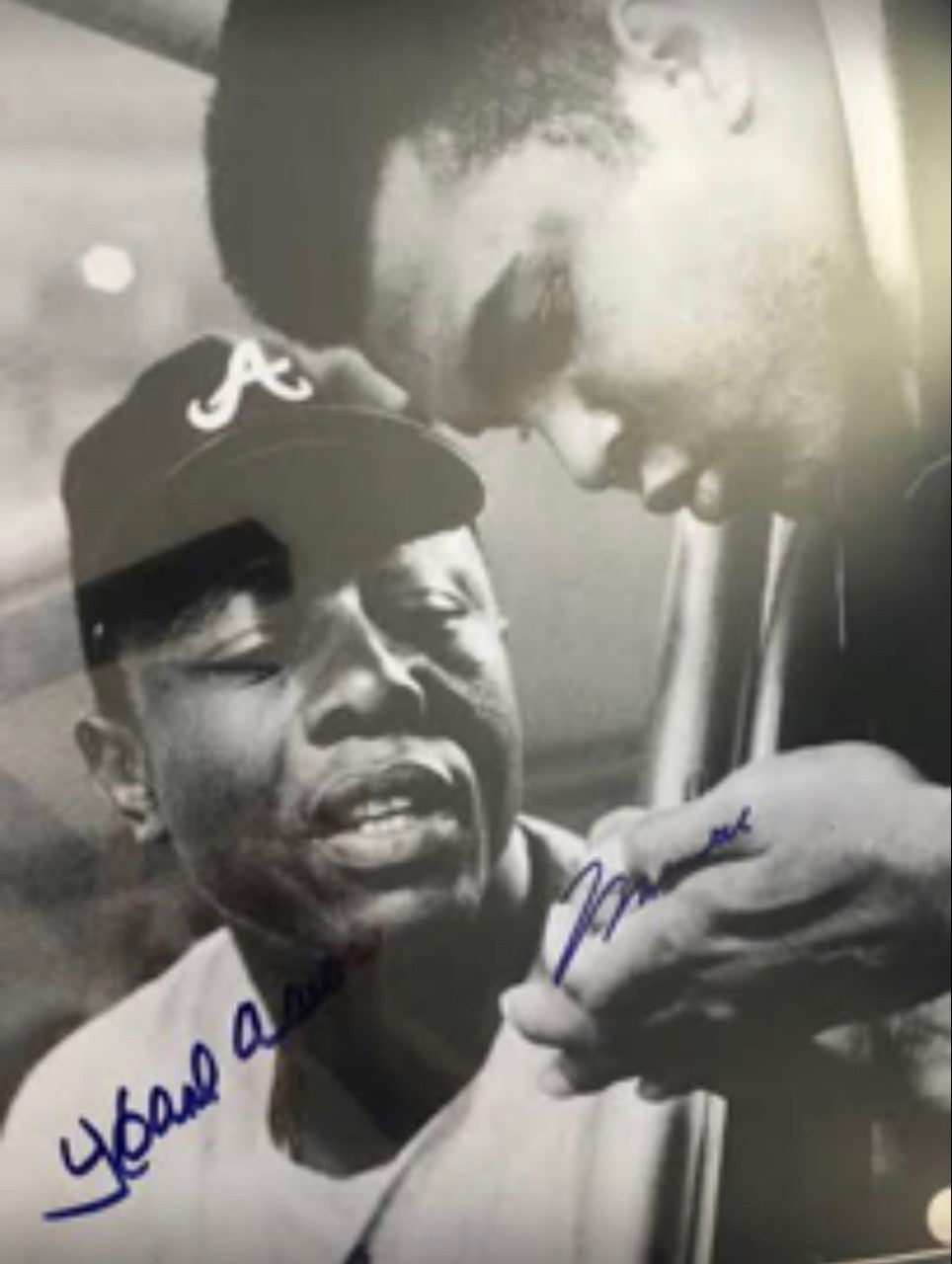 Muhammad Ali and Hank Arron Dual signed Autographed 16 x 20 Photo, Ste ...