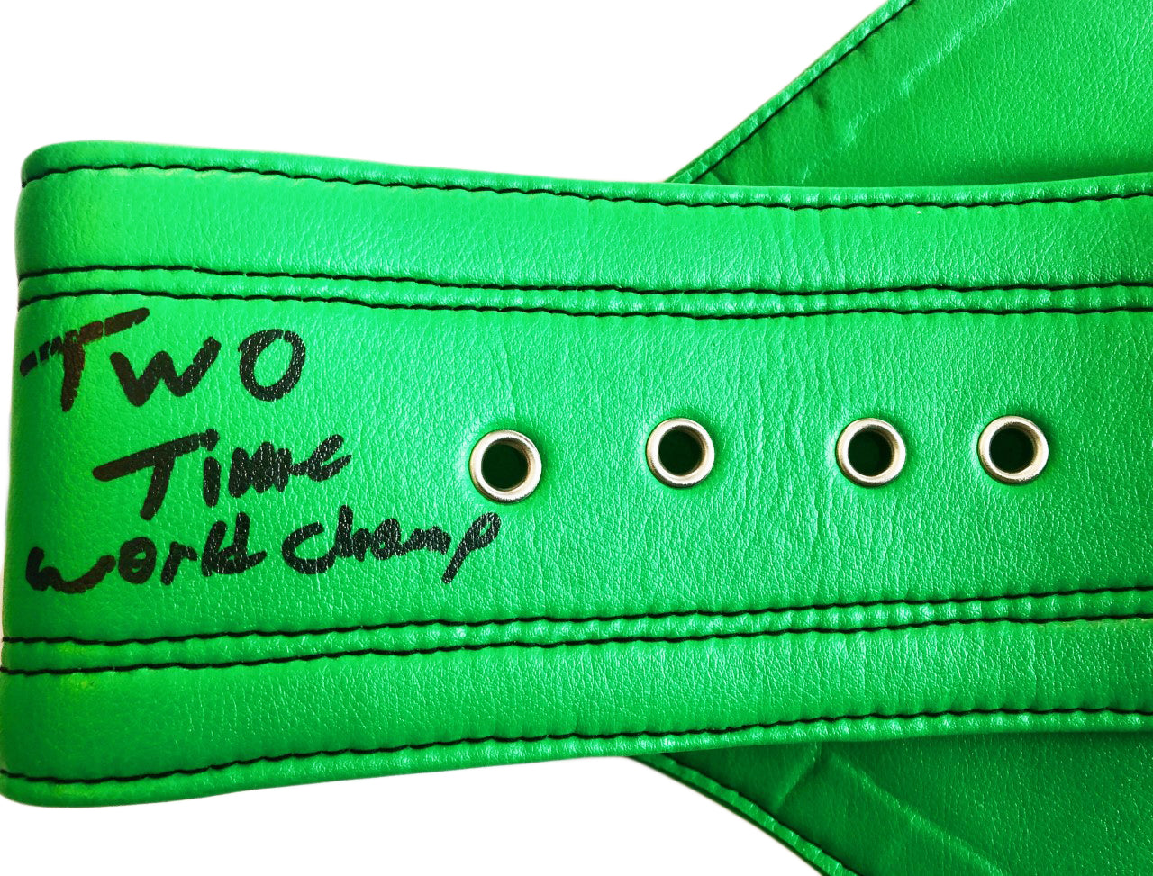 Riddick Bowe Signed Autographed WBC full size Boxing Championship Belt – iconsofboxing.com