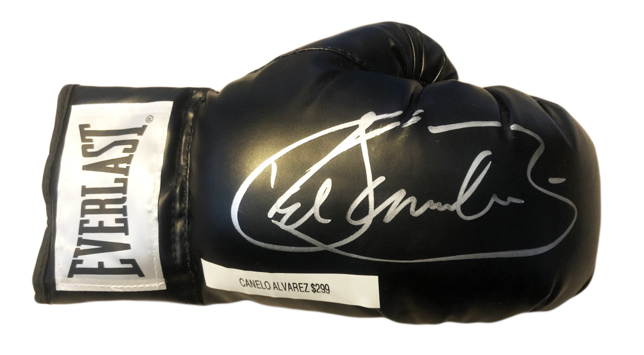 'Saul' Canelo Alvarez Autographed Signed Everlast Black Boxing Glove ...
