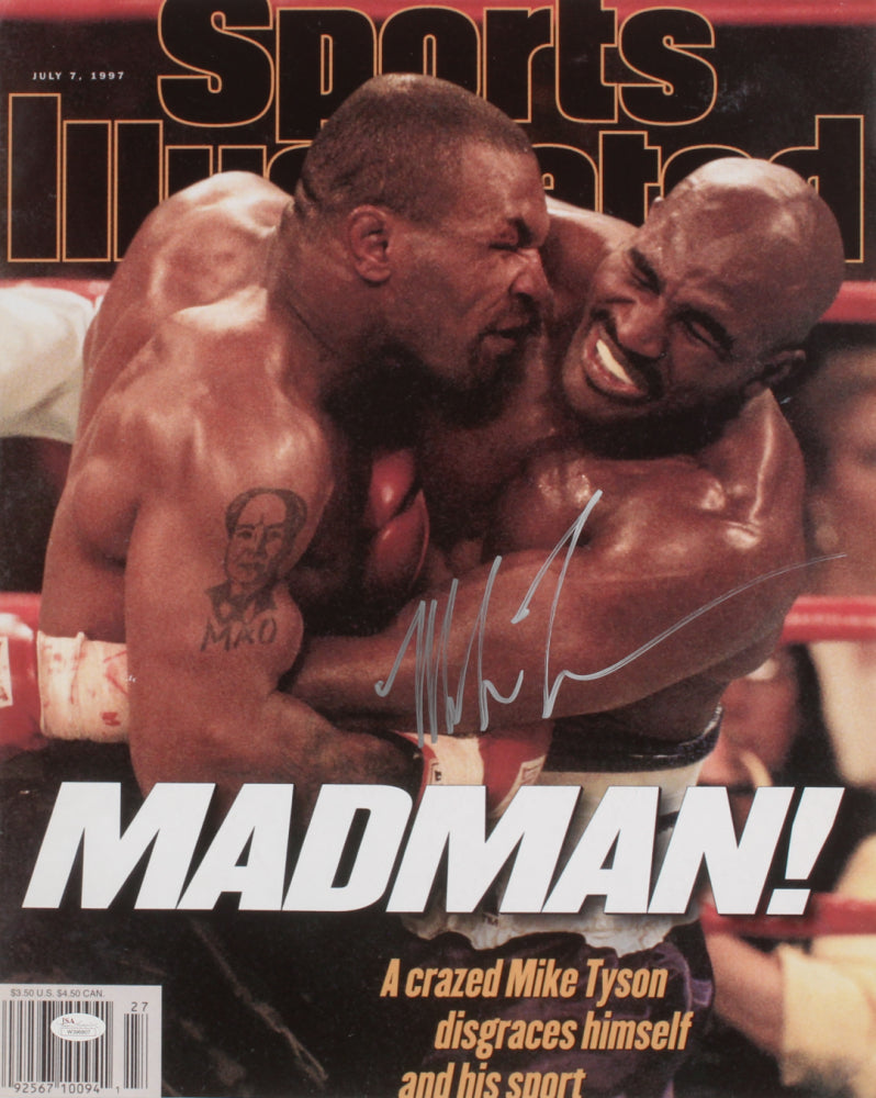 Mike Tyson Signed 16x20 Madman Photo Jsa Coa