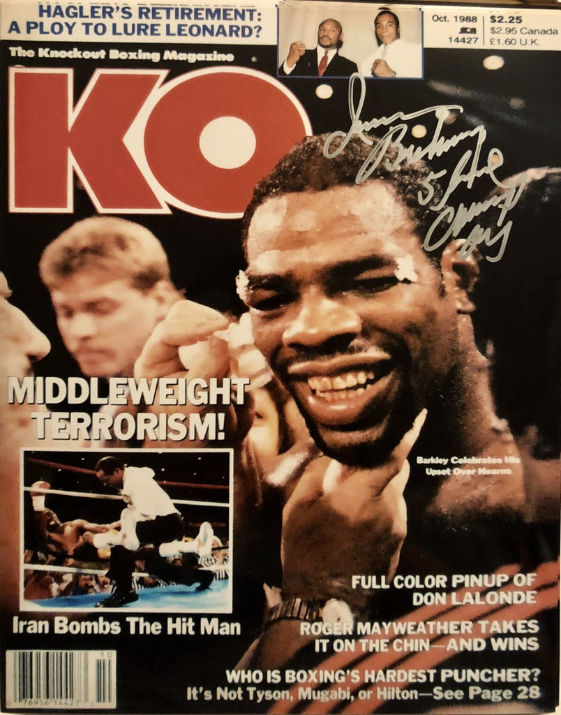 Iran "The Blade" Barkley Autographed Signed Boxing 8x10 Photo ...