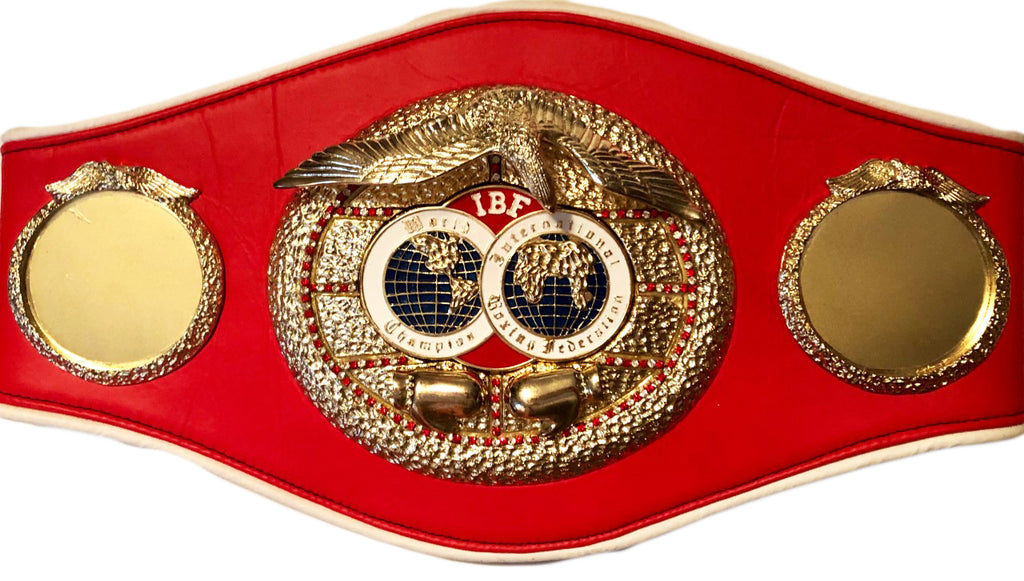 Zab Judah Autographed Full size Custom IBF Boxing Championship Boxing ...