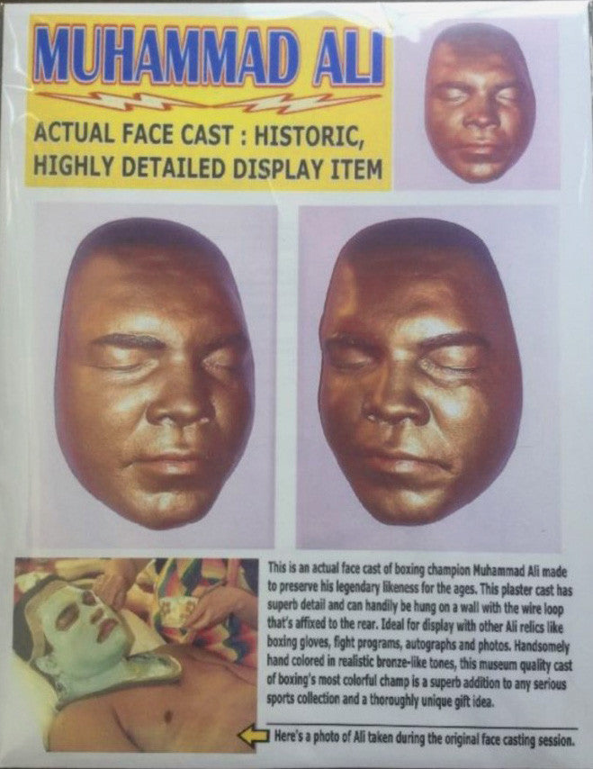 Boxing Champion Muhammad Ali actual Face Cast, highly detailed display ...
