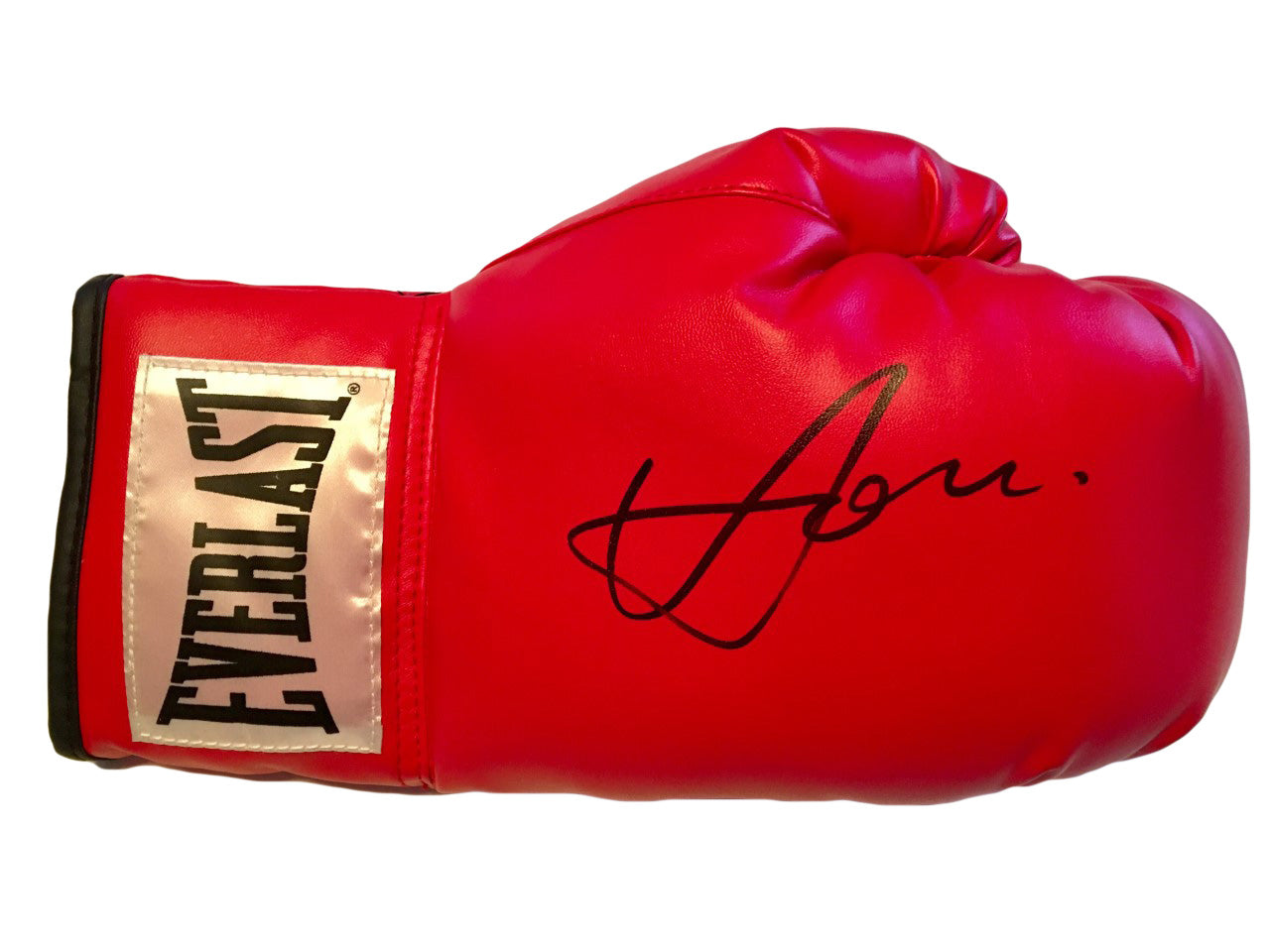 Boxer Vasyl Lomachenko Rare Autographed Everlast Red Boxing Glove in B ...
