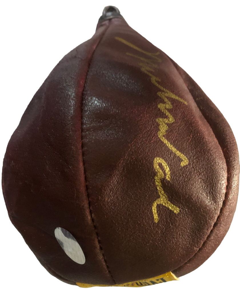 Muhammad Ali Vintage Speedbag Autographed Everlast Boxing Bag with A B ...